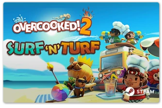 Overcooked! 2 - Surf 'n' Turf DLC PC - Steam Gift cards